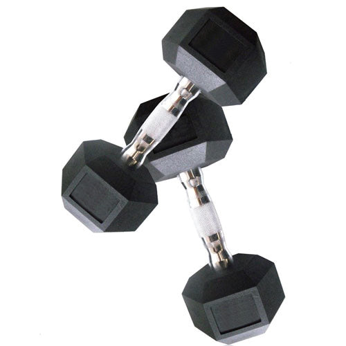 Rubber Hexagon Dumbbell [EA] | Gym Equipment | MiFitness UAE